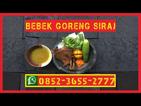 BEBEK GORENG SIRAJ PLUS SAMBEL NIKMAT KHAS BGS