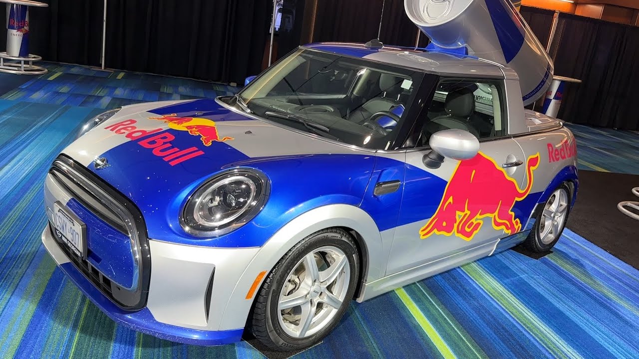 Mini Cooper - Red Bull Promotional Vehicle - YouTube