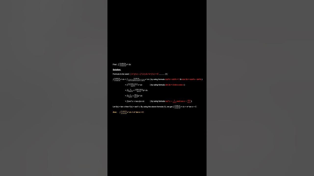 find-integration-of-2-sin-2x-1-cos-2x-e-x-dx-youtube