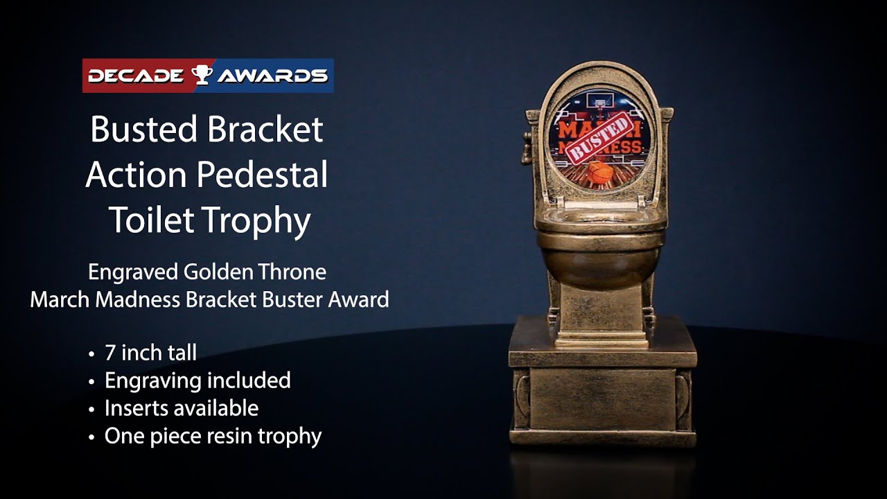 🚽 Busted Bracket Toilet Bowl Trophy – The Ultimate March Madness Fail ...