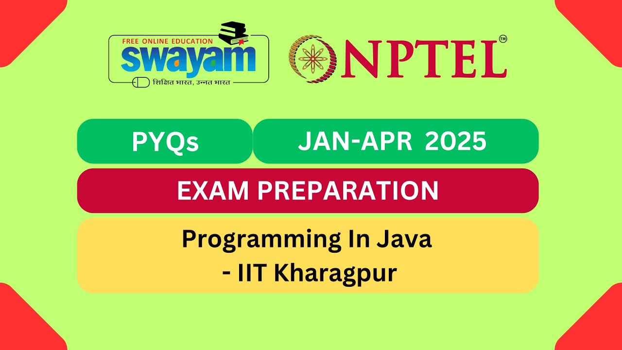 Programming In Java PYQs Part 4 | Previous Year Questions | #nptel #nptel2025 #myswayam - YouTube