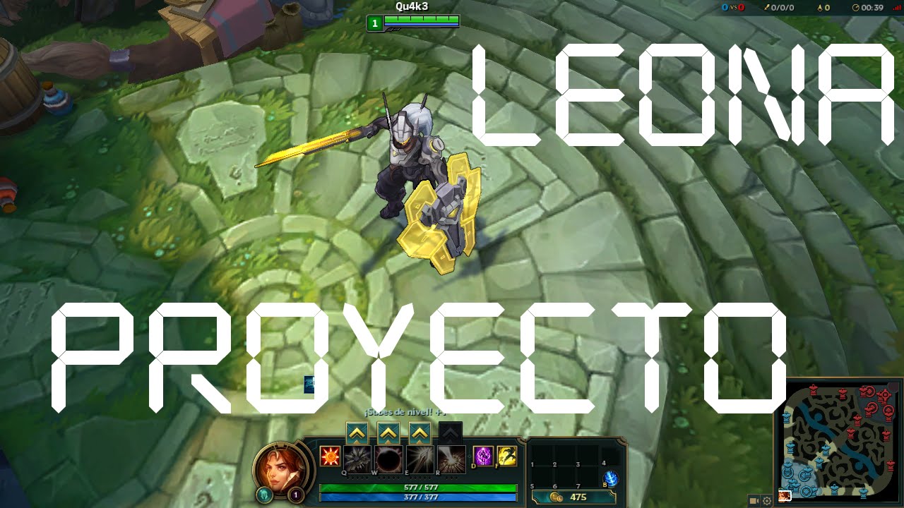 PBE - Leona PROYECTO - Nueva Skin - League of Legends - YouTube