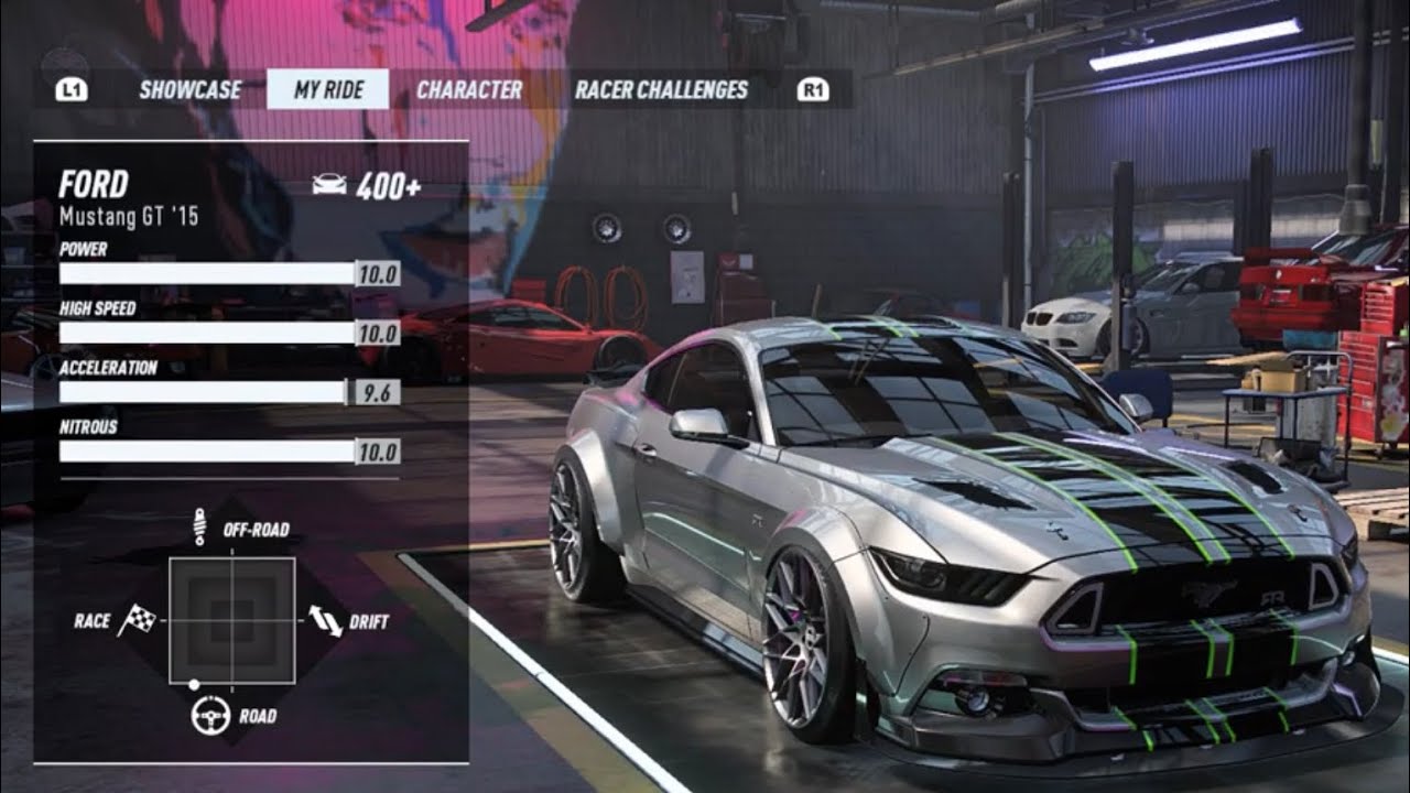 Mustang gt500 rtr widebody 1500hp build 250mph gameplay - YouTube
