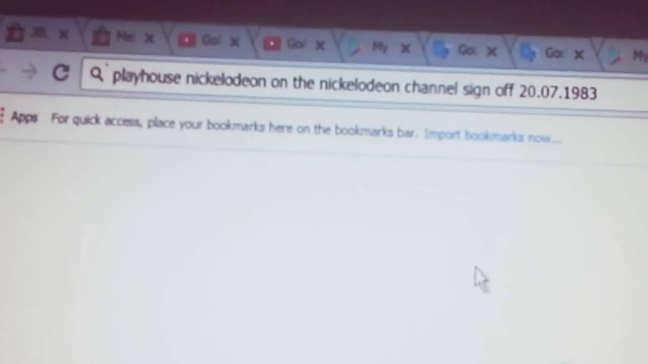 playhouse Nickelodeon First Sign Off Final's Day Nickelodeon junior ...