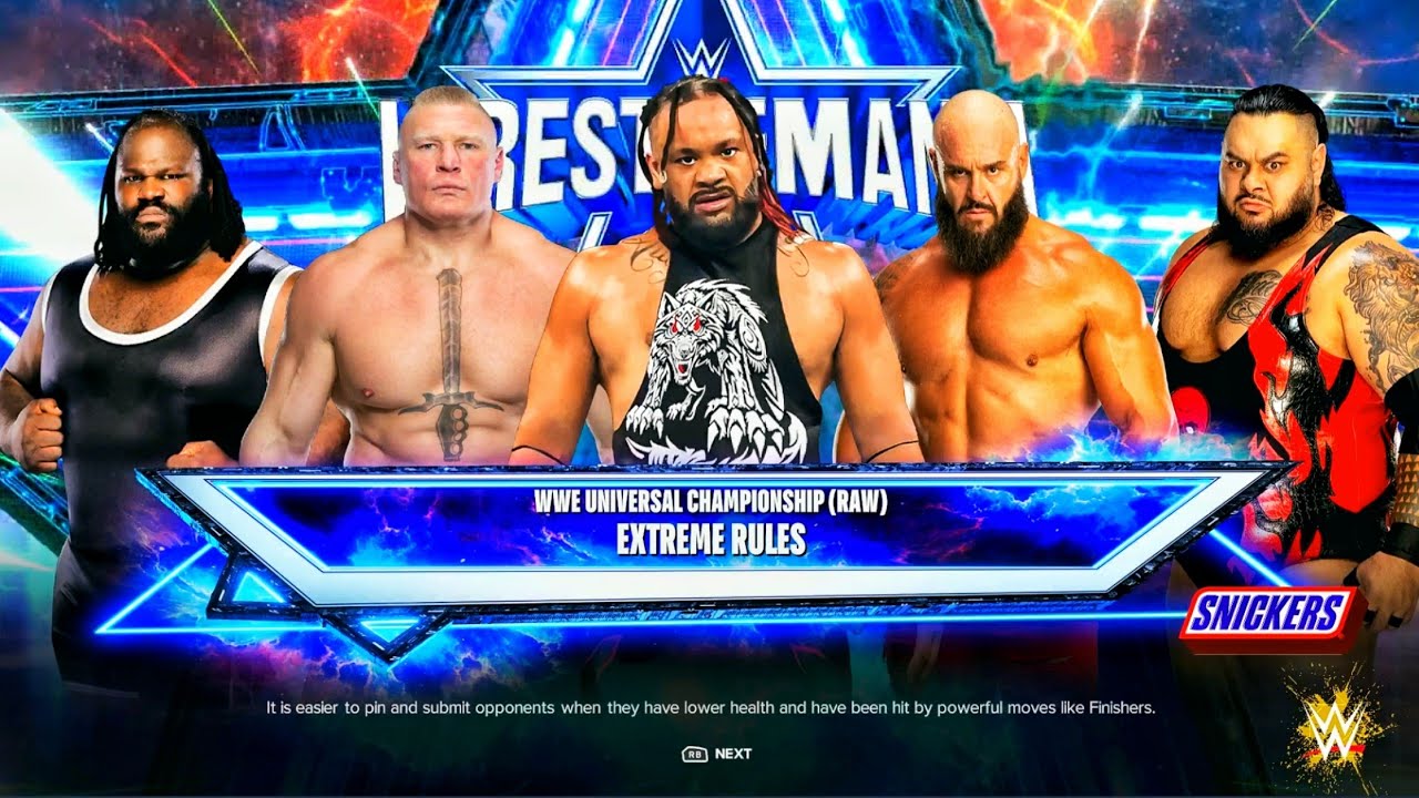 Fatal 5 Way Match For The WWE Universal Championship | WWE 2k24 - YouTube