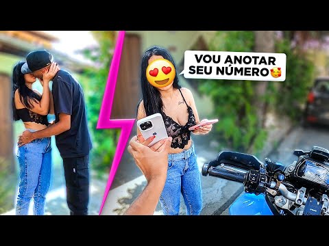 PEDI O NÚMERO DA NOVINHA NA RUA COM A TRACER 900GT 😏 *Rolou Beijo 🥰*