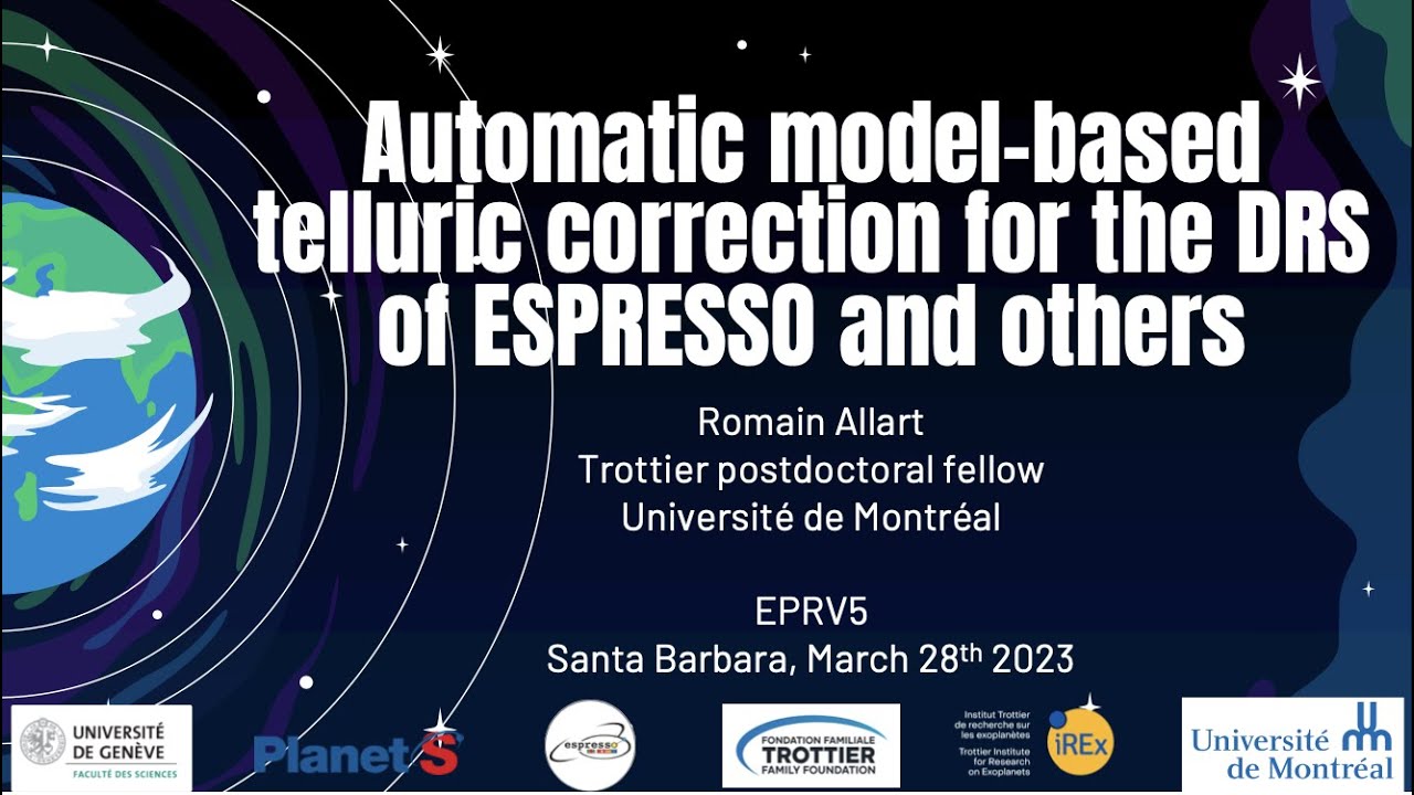 Automatic model-based telluric correction for ESPRESSO data reduction ...