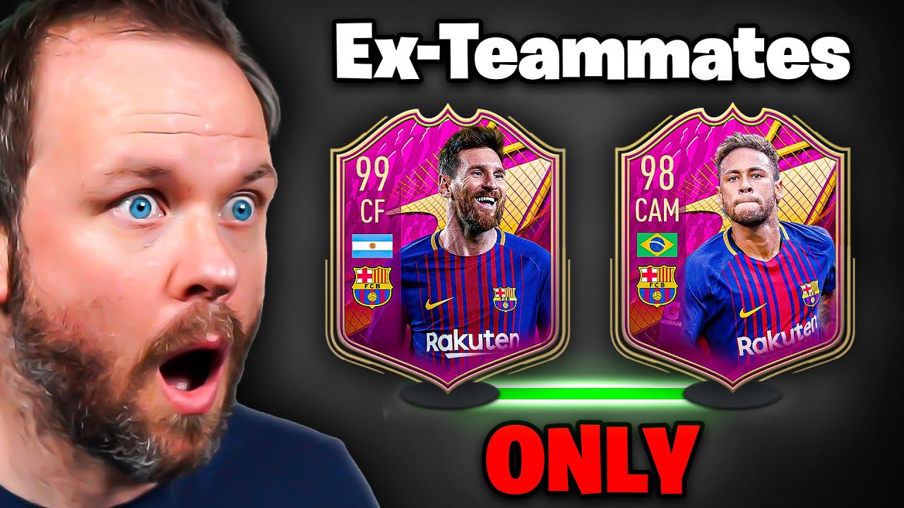 FIFA but I can only use EX-TEAMMATES - YouTube