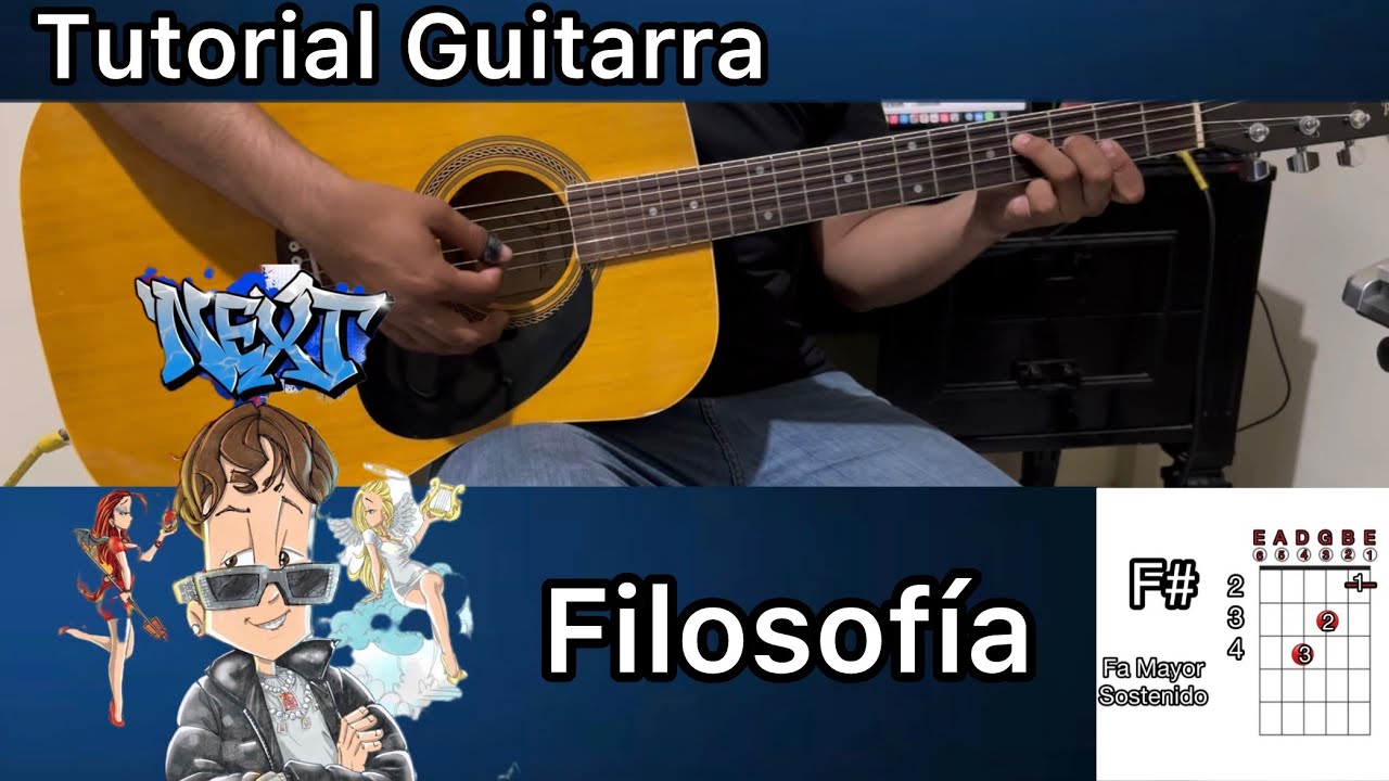 FILOSOFÍA | Xavi | Tutorial GUITARRA | Acordes | Tabs | Buscando Notas ...