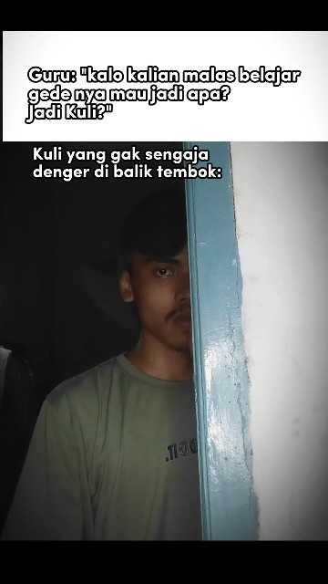 Padahal kuli gaji nya gede #meme #memes #sad - YouTube