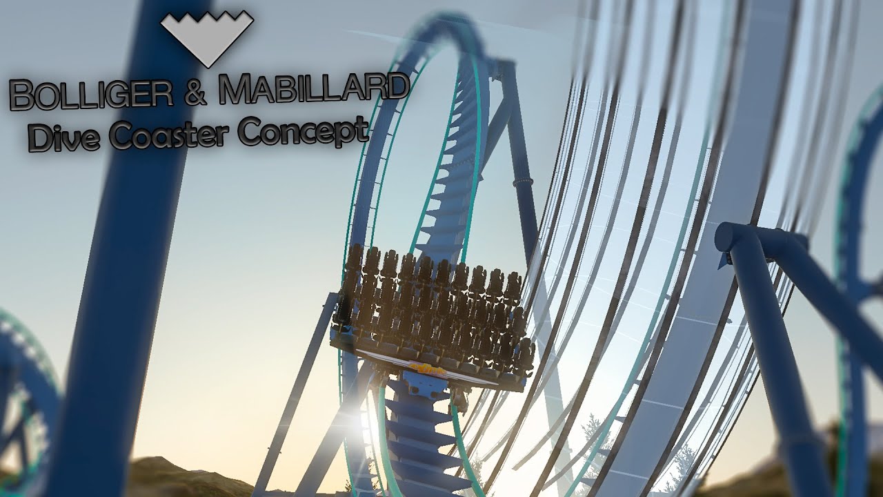 B&M Dive Coaster Concept designed with FVD++ / NoLimits 2 Professional ...