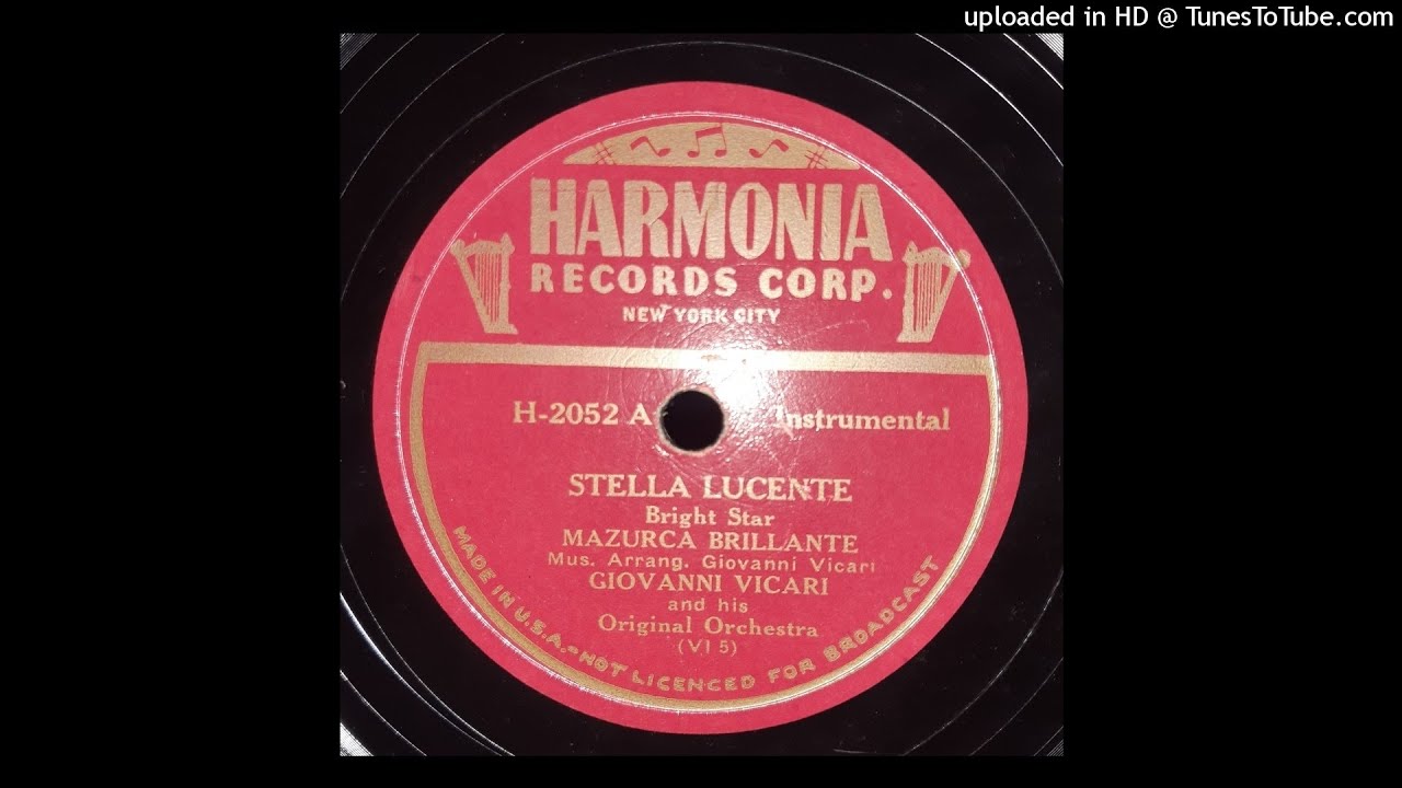 Stella Lucente - Giovanni Vicari - YouTube