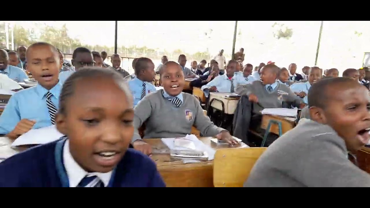 Std 7 learners of St Christopher's in Nanyuki singing Mathematics ...