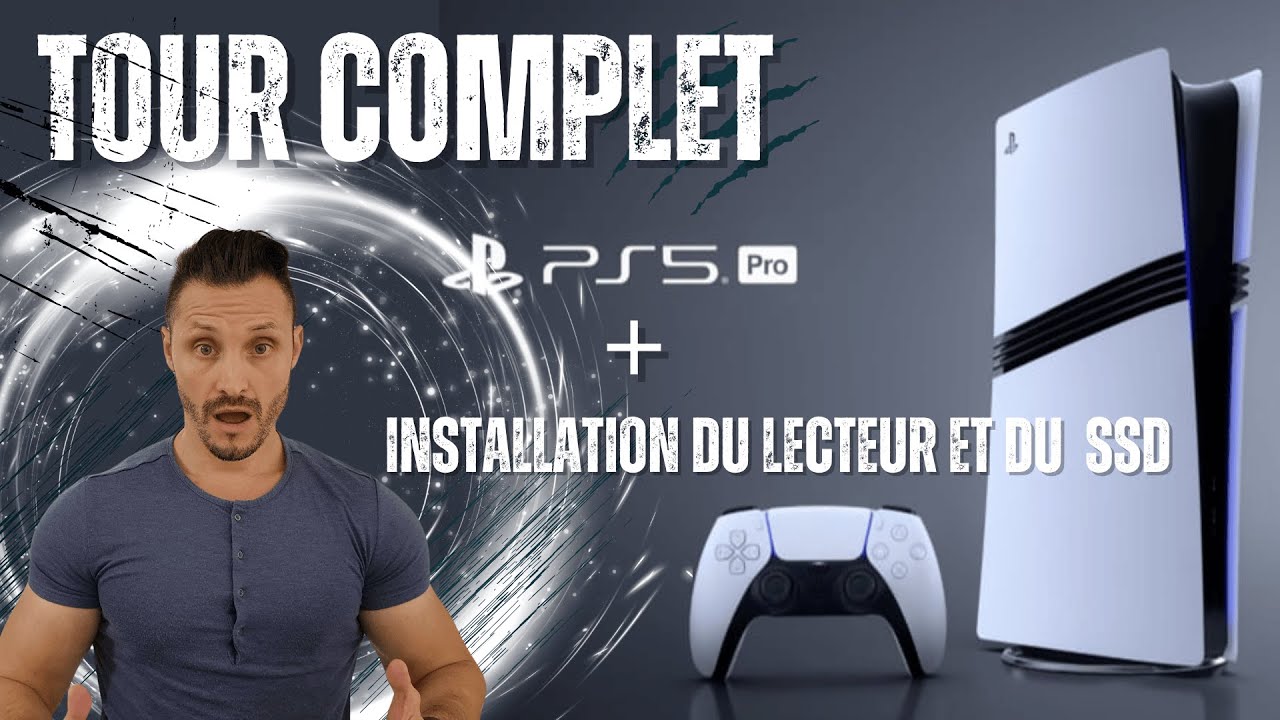 Tour complet de la PS5 Pro ! (unboxing, installation du lecteur disque ...