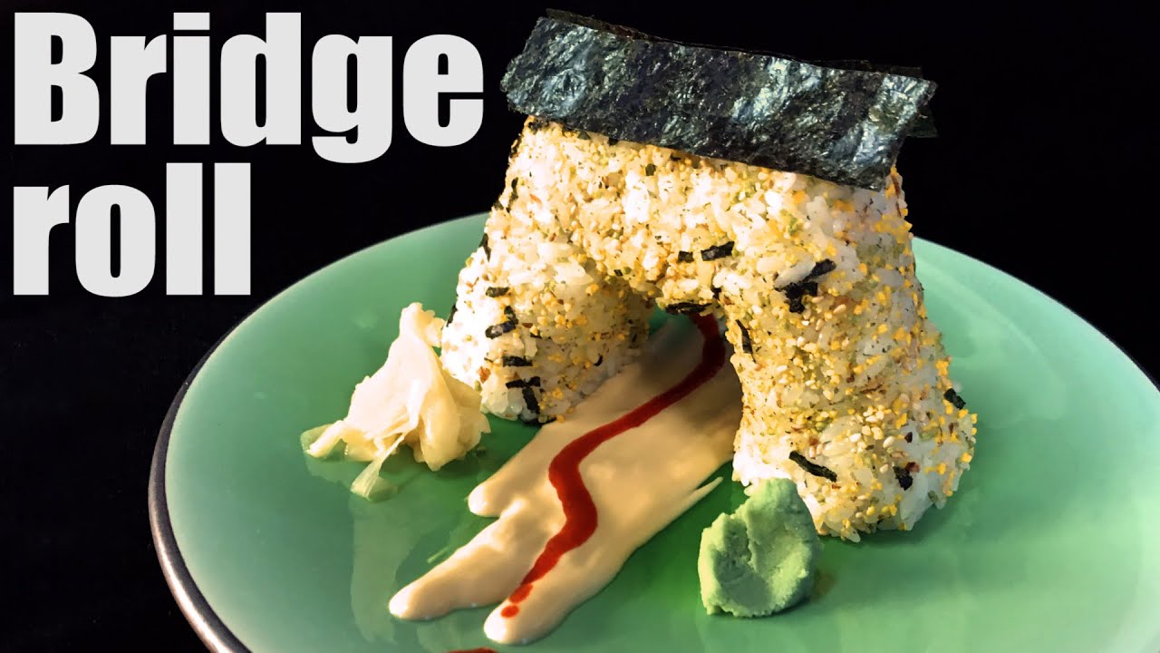 Bridge roll ( How to make bridge style sushi roll ) - YouTube