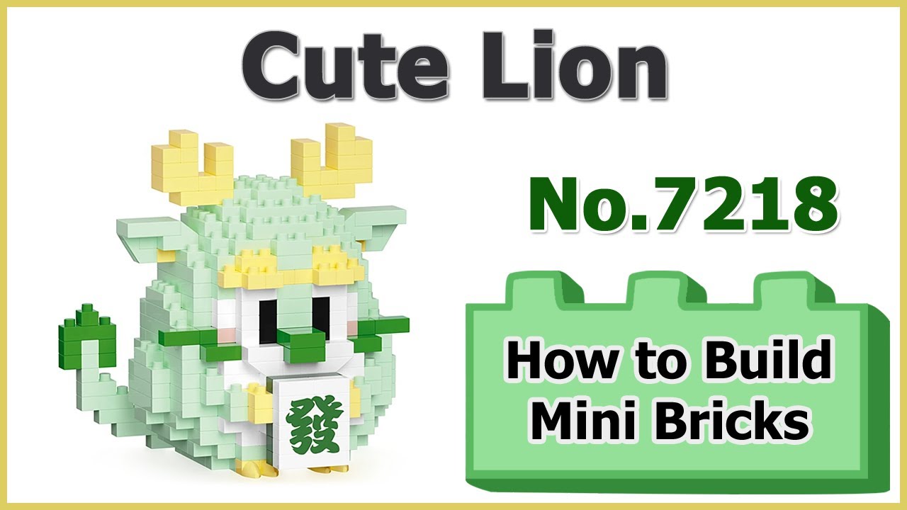 How to Build Mini Blocks Lion No.7218 Review Instructions ...