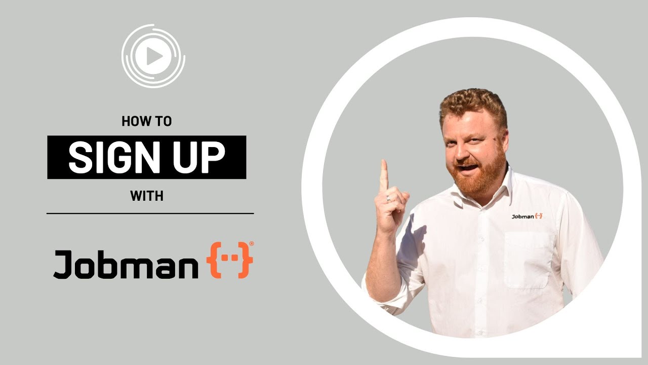 How To Sign Up With Jobman - YouTube