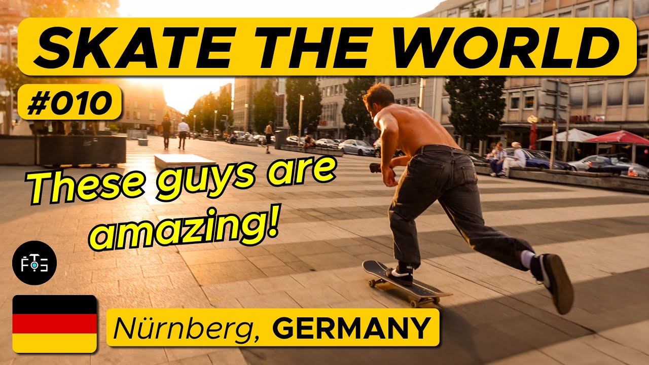 010 | I found a local skate crew! | Skate The World | Germany, NÜRNBERG ...