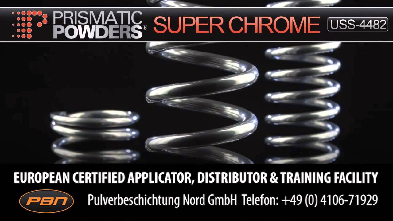 Super Chrome Powder Coat by Prismatic Powders - YouTube
