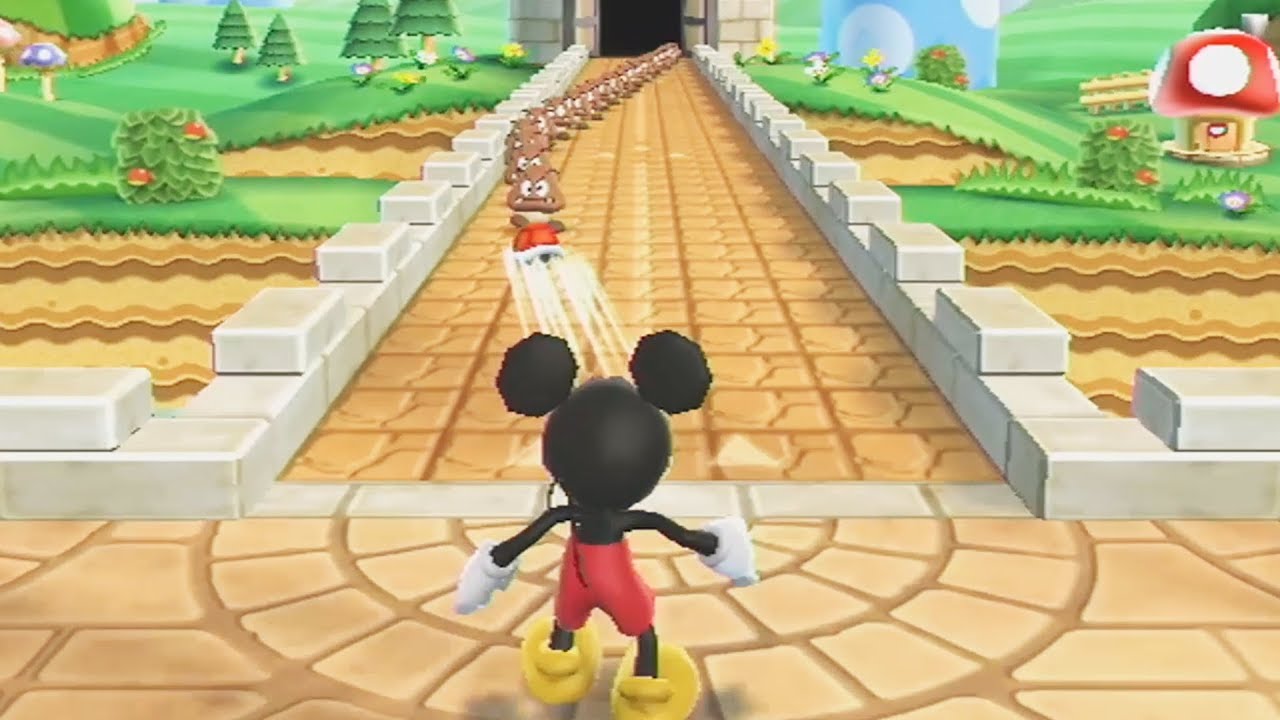 Mario Party 9 Mini Games - Mario Vs Bowser Vs Mickey Mouse Vs Pacman ...