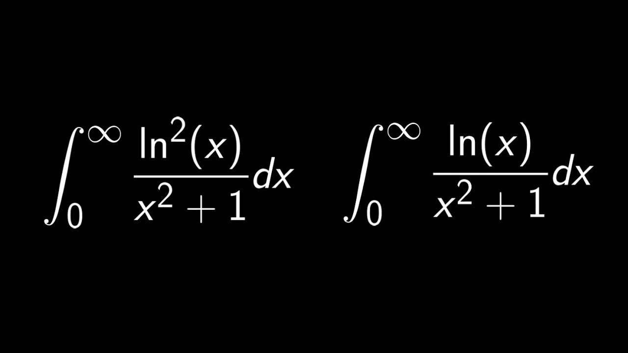 2 ridiculously awesome log integrals solved using contour integration ...