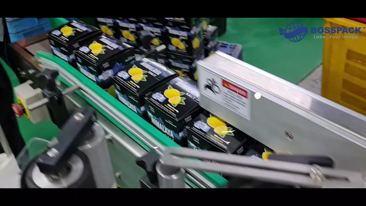 Bosspack Tamper Evident Labelling Machine - YouTube