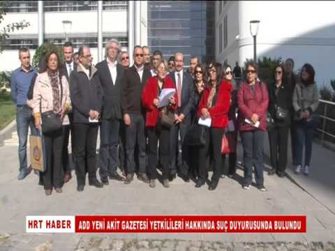 ADD YENİ AKİT GAZETESİ YETKİLİLERİ HAKKINDA SUÇ DUYURUSUNDA BULUNDU
