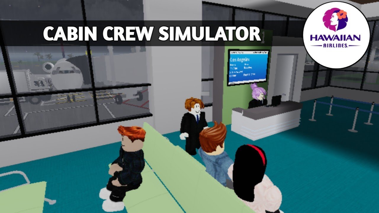 [Cabin Crew Simulator] Work with other flight attendant on Hawaiian ...