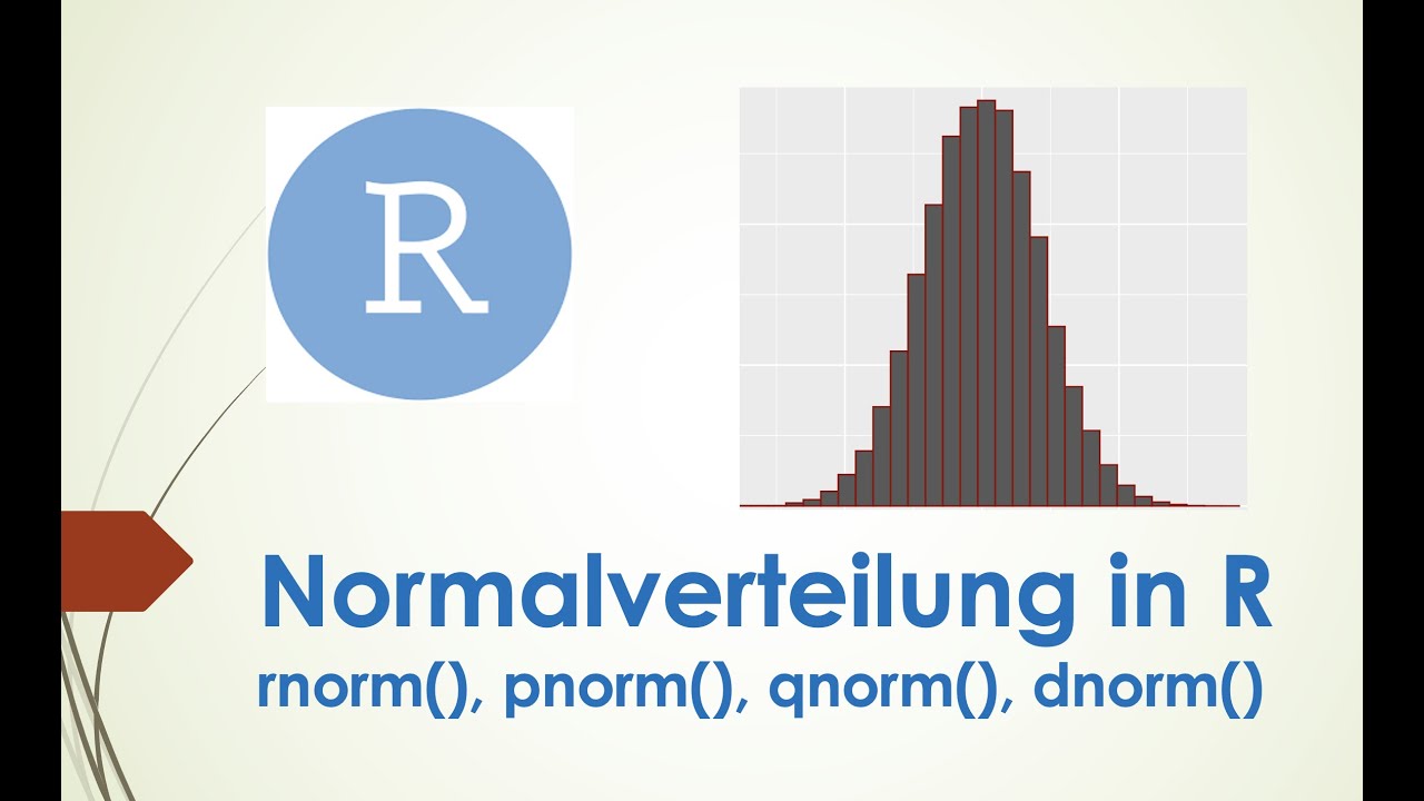 Die Normalverteilung in R - YouTube