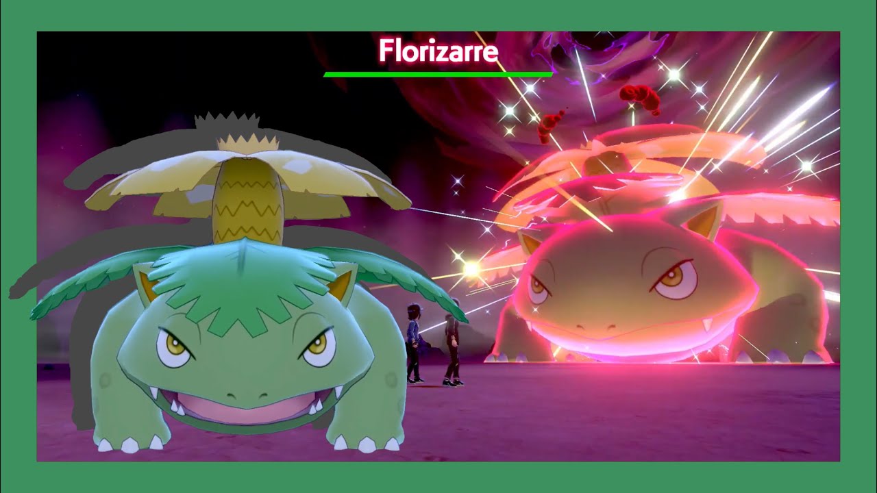 LIVE!! Florizarre shiny en Raid sur Pokémon Épée - YouTube