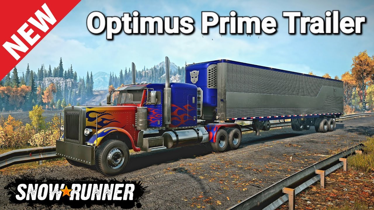New Truck Optimus Prime Trailer In SnowRunner New Update @TIKUS19 - YouTube