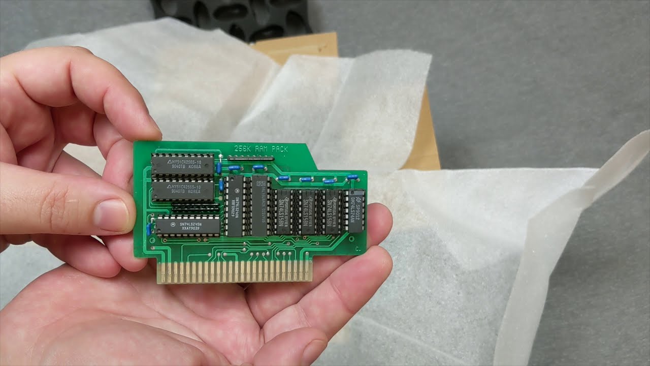 Rarest PC memory upgrade card ever! The Headstart Explorer 256KB RAM ...