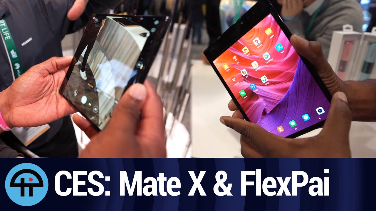 Folding Phones at CES 2020: Mate X/Galaxy Fold/FlexPai - YouTube