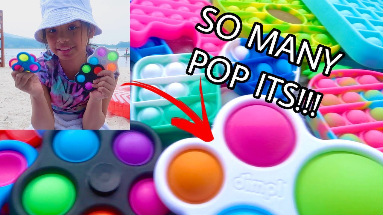 Reviewing My POP IT Collection !! - YouTube