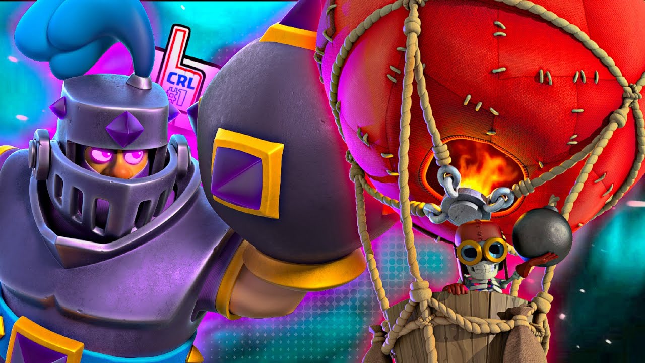 EVO MEGA KNIGHT + BALLOON = 100% TOXIC ☠️ - Clash Royale - YouTube
