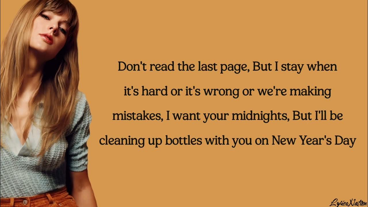 Taylor Swift - New Year's Day (lyrics) - YouTube