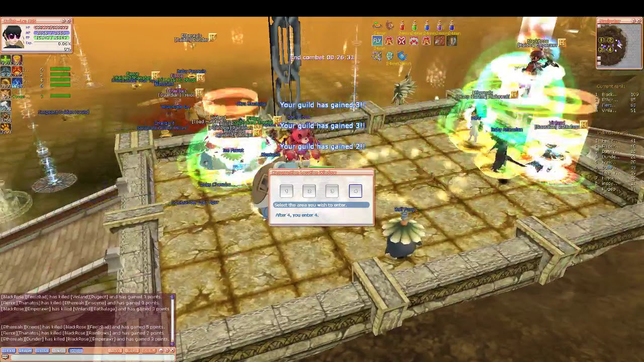 Emerald FlyFF Guild Siege 05/10/2020 - YouTube