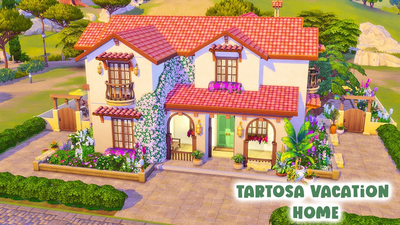 Tartosa Vacation Home │The Sims 4: Speed Build - YouTube
