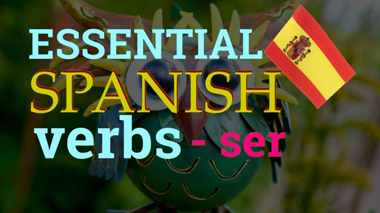 Verb "ser" - to be - present tense conjugation | Essential Spanish ...