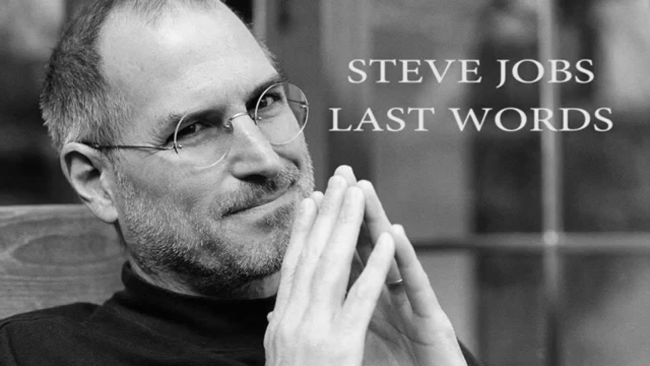 에버앤에버추천영상/Steve Jobs Last Message to the World 스티브잡스이 마지막메세지 - YouTube
