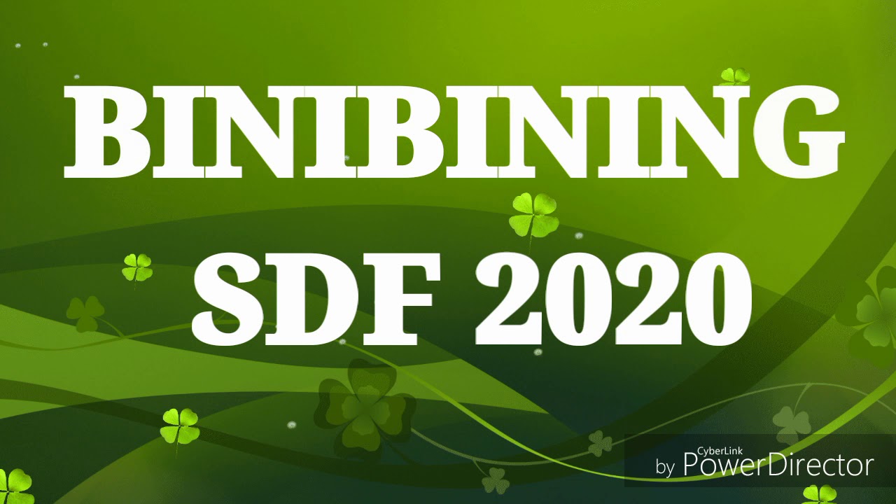BINIBINING SDF 2020 - YouTube