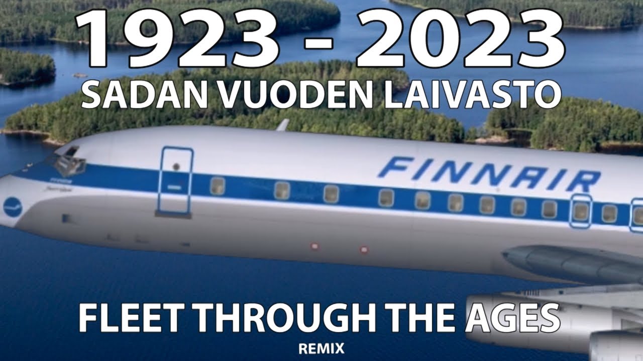 Finnair 100 years - Finnairin lentokoneet, Finnair's aircraft 1923 ...