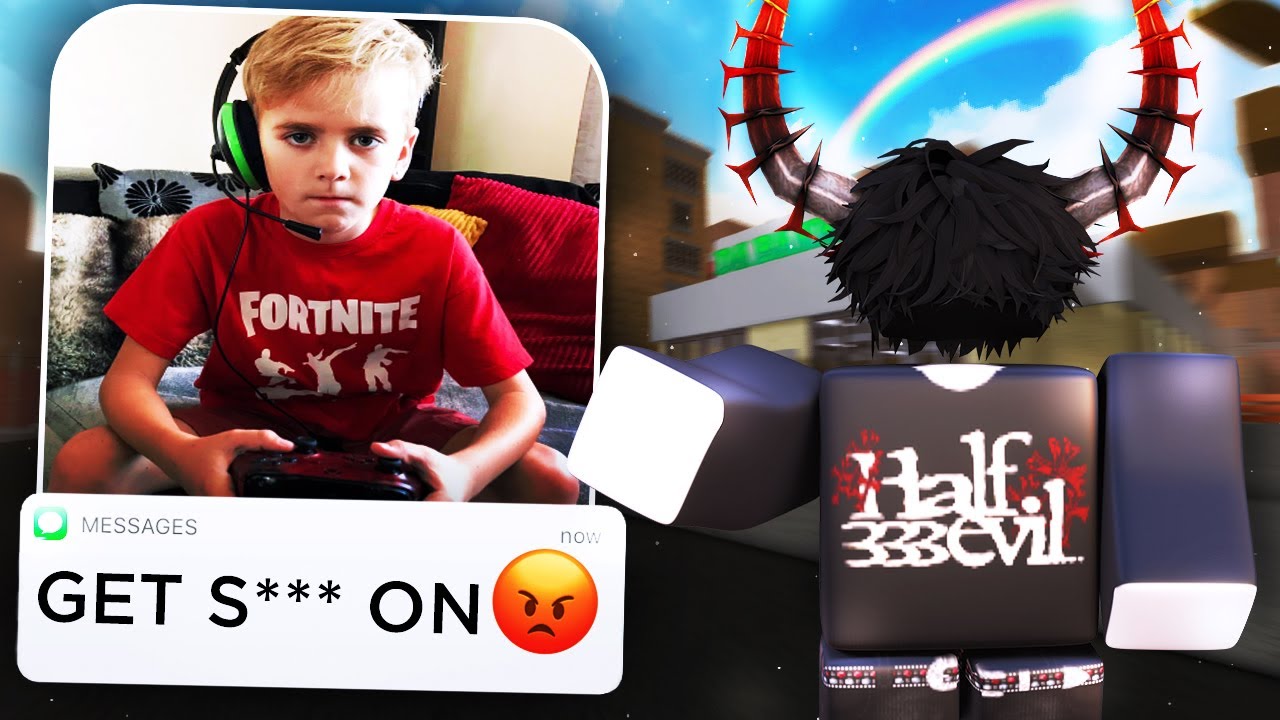 So I Taught My Little BROTHER How To Play Da Hood... - YouTube