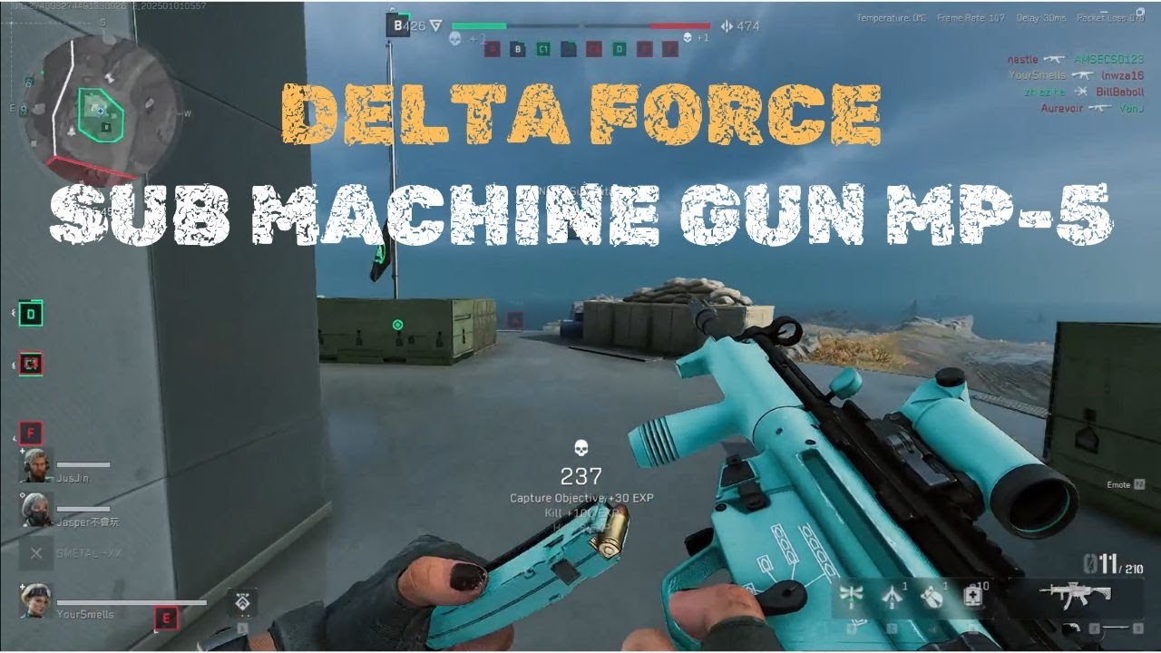DELTA FORCE || SUB MACHINE GUN MP-5 - YouTube