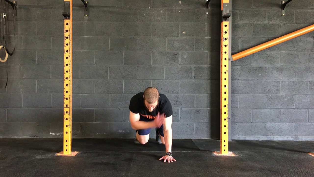 Bear Hold w/Shoulder Taps - YouTube