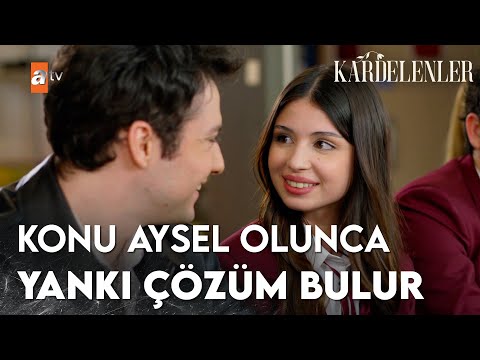 Yankı, Aysel ile aynı ödevi yapabilmek için kağıtları değiştiriyor - Kardelenler 4. Bölüm