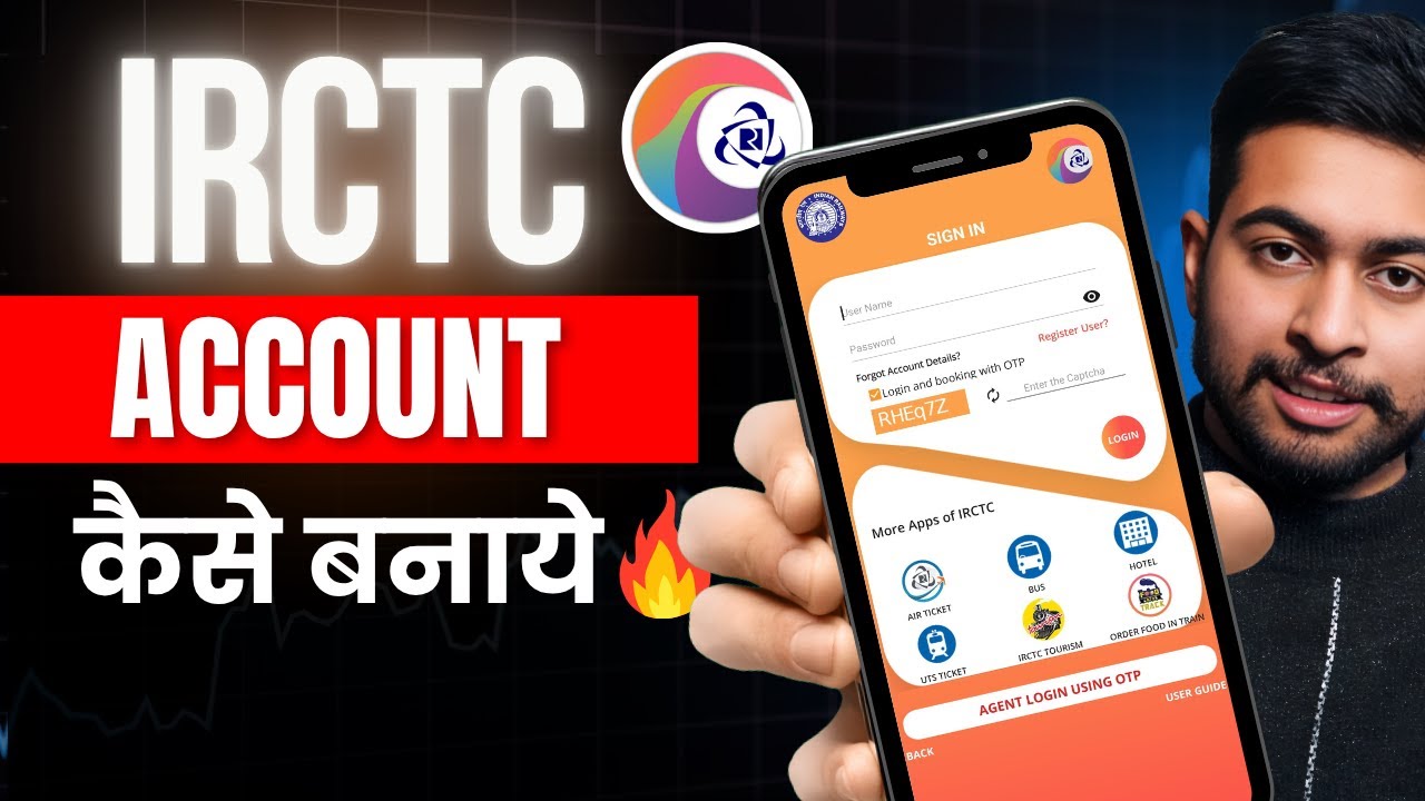 IRCTC Account Kaise Banaye 2025 | How To Create IRCTC Account | IRCTC ...