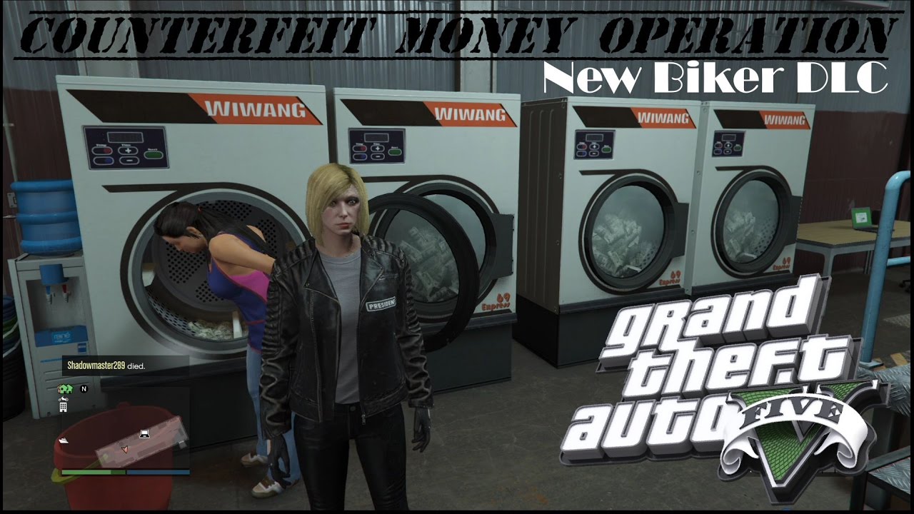 GTA V - Bikers DLC " Counterfeit Money Operation " - YouTube