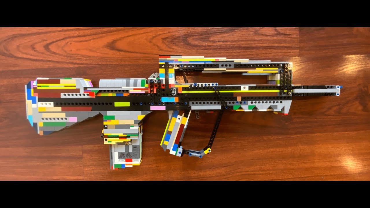 Lego Famas G2 + Mechanism Tutorial - YouTube
