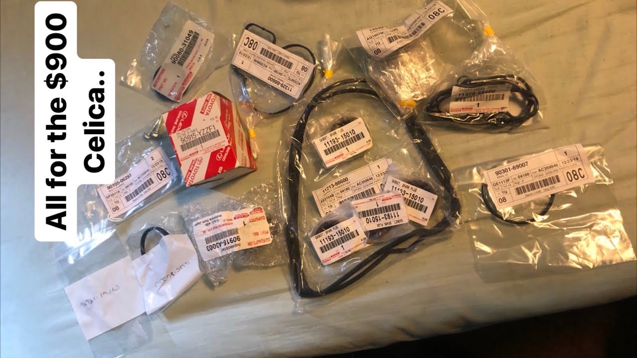 2ZZ-GE timing chain cover list of gaskets required for the job - YouTube